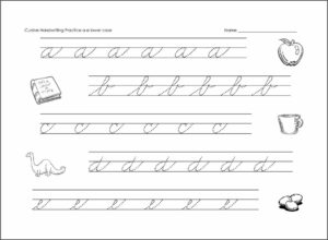 Free Printable Cursive Worksheets Name - Printable JD