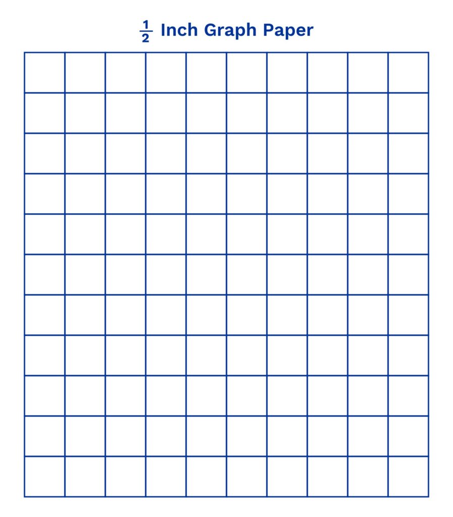 Free Printable Graph Paper 1/2 Inch - Printable JD