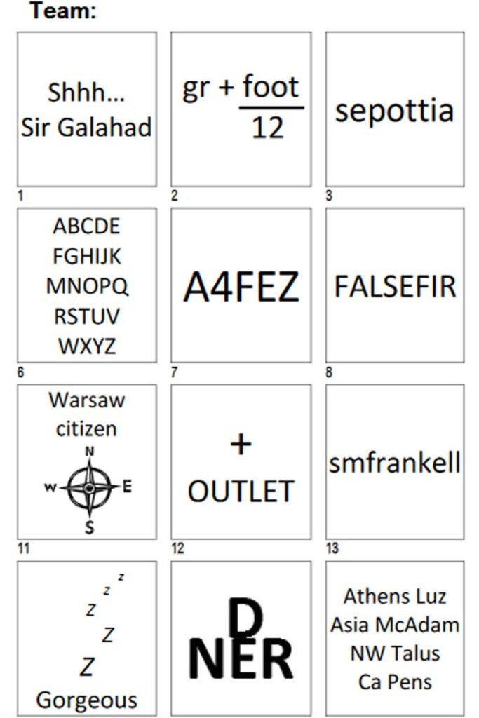 Printable Dingbats With Answers - Printable JD