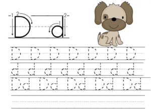 Tracing Letter D Free Printables - Printable JD