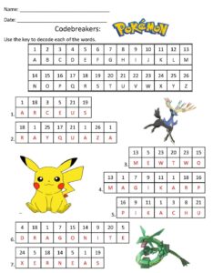 Printable Codebreaker Puzzles - Printable JD