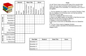 Printable Free Deductive Reasoning Puzzle - Printable JD