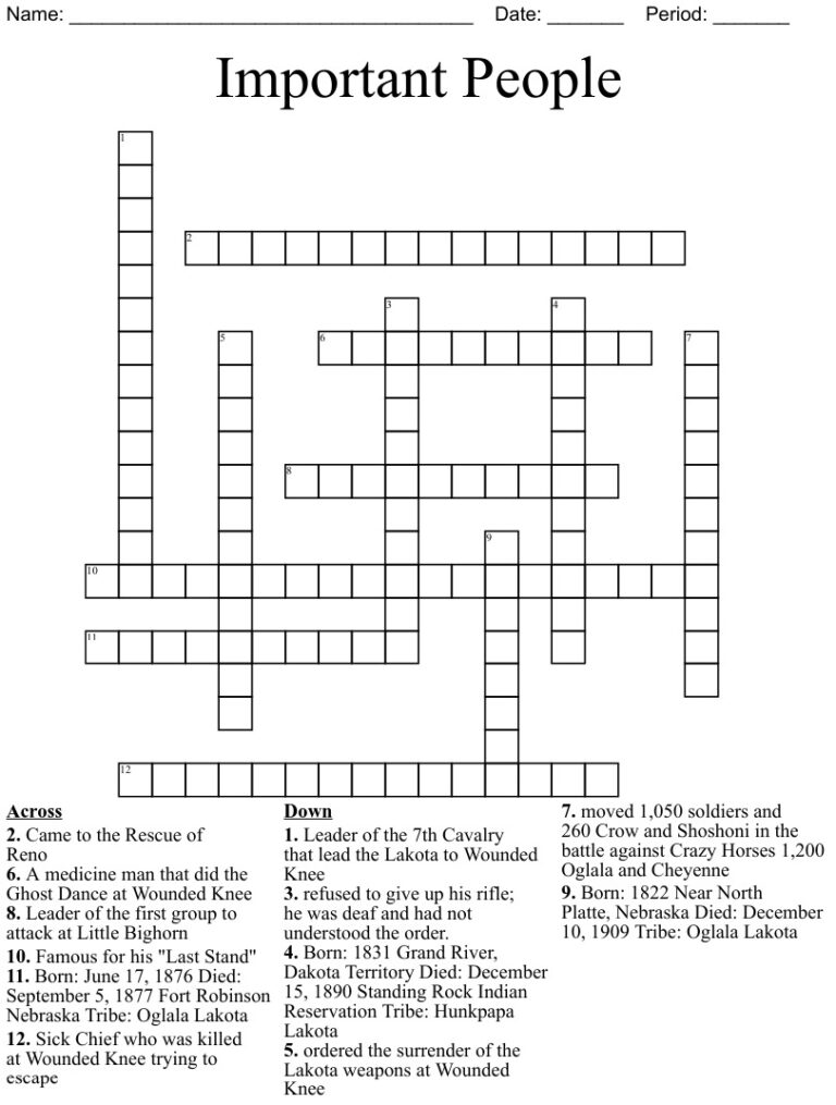 Printable People Magazine Crossword Puzzle - Printable JD