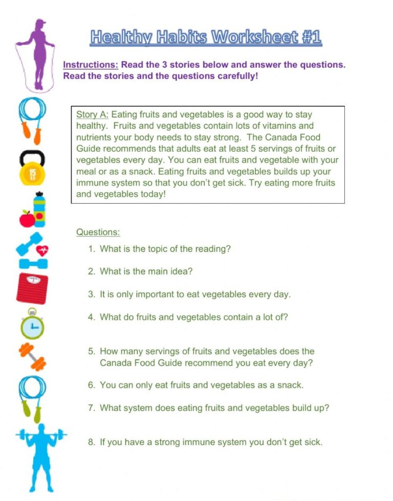 Printable Adult ESL Reading Comprehension Worksheets