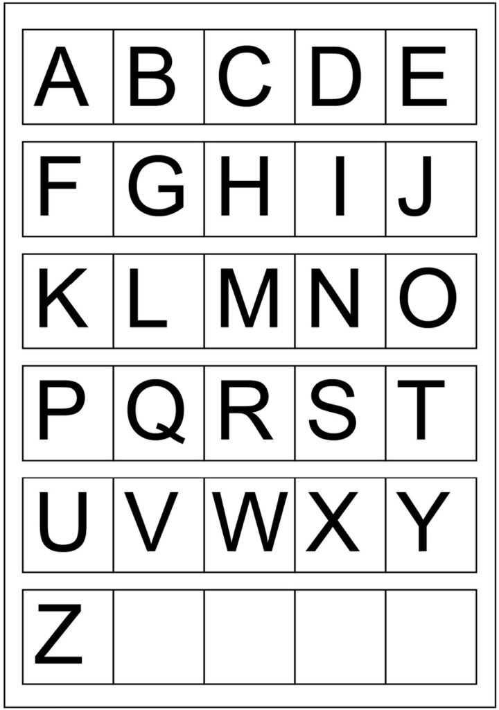 Printable Capital Letters To Print - Printable JD