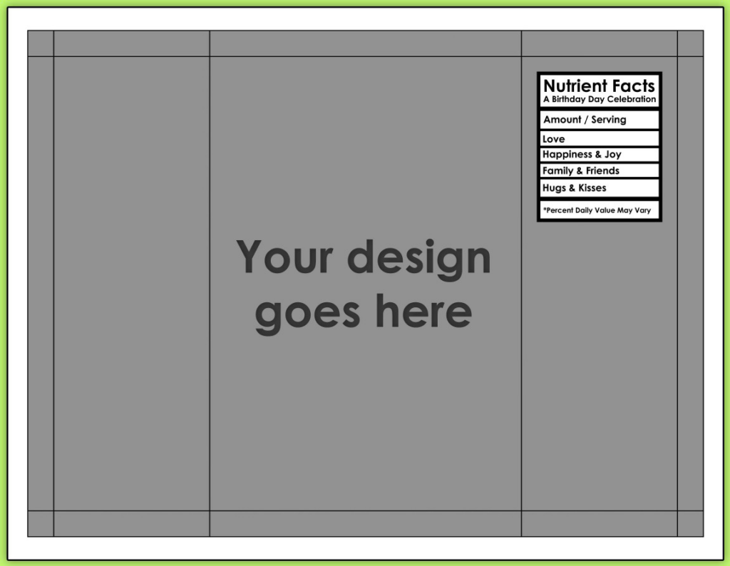 Printable Chip Bag Template PNG - Printable JD