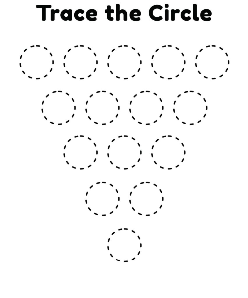 Printable Circle Tracing