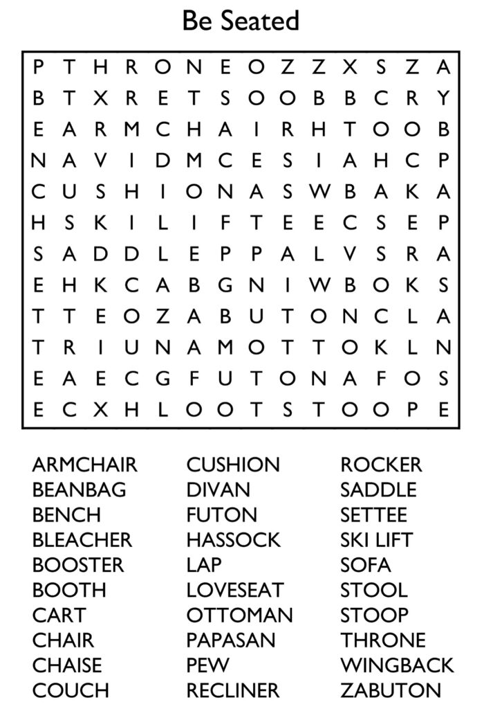 Printable Free Large Print Word Puzzles - Printable JD