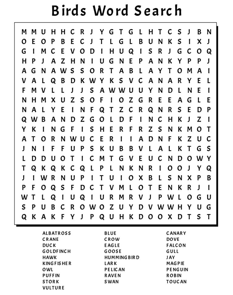 Printable Free Large Print Word Puzzles - Printable JD