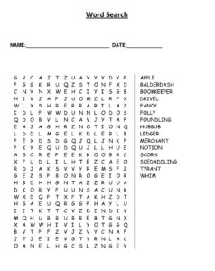 Printable Free Large Print Word Puzzles - Printable JD