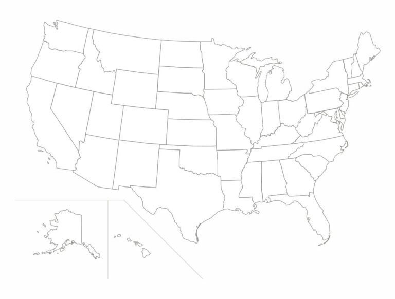 Printable United States Map - Printable JD