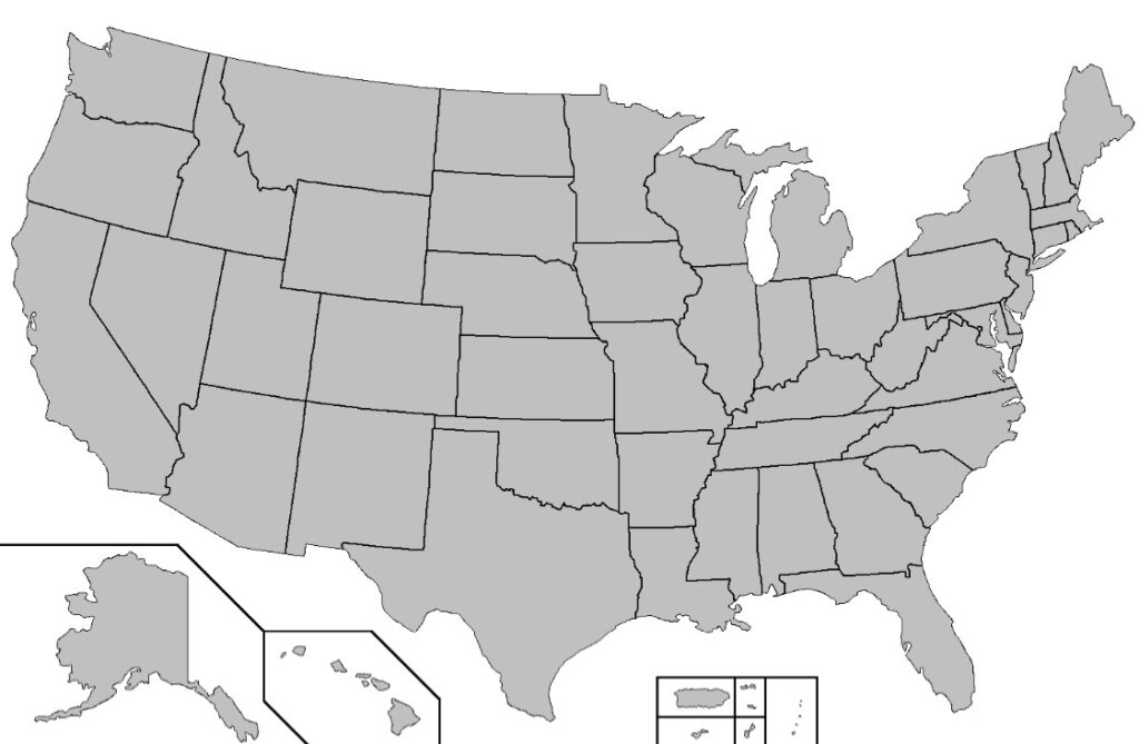 Printable United States Map - Printable JD