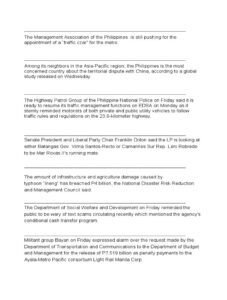 Printable Copyreading And Headline Writing Worksheets