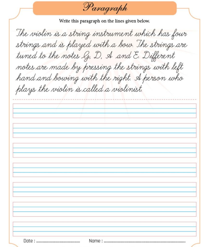 Printable Neat Handwriting - Printable JD