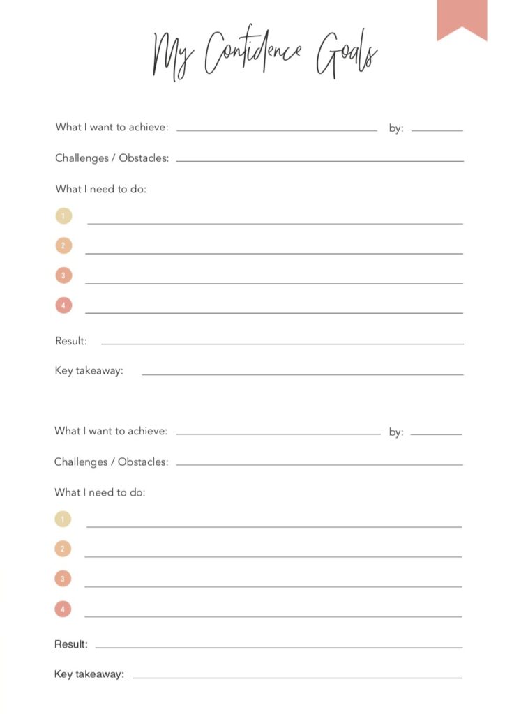 Printable Self-Esteem Worksheets - Printable JD